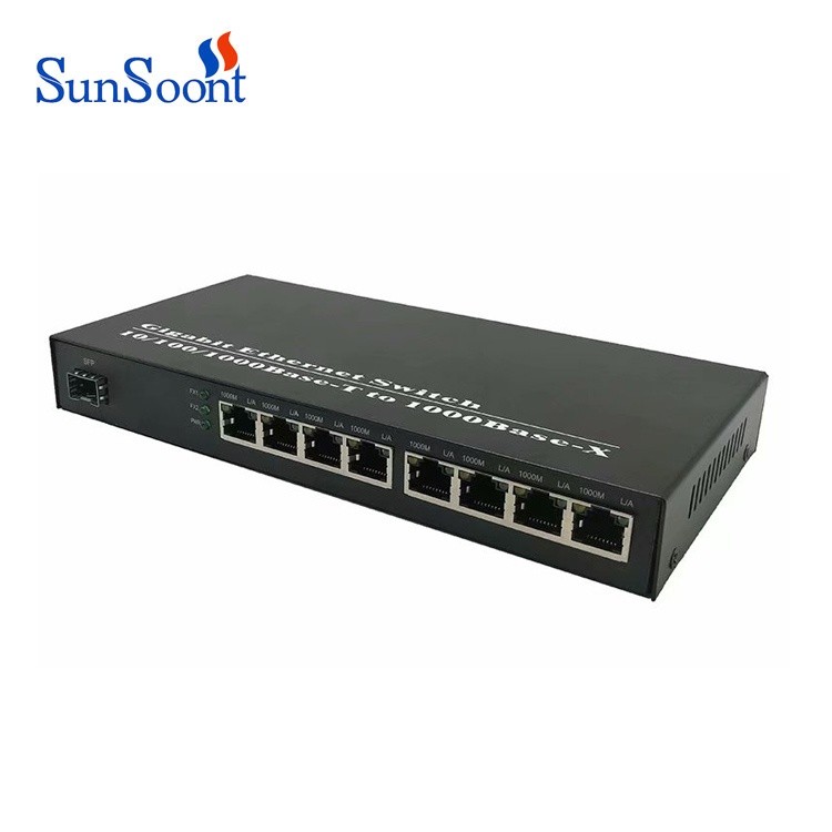 Gigabit SFP fiber optic switch