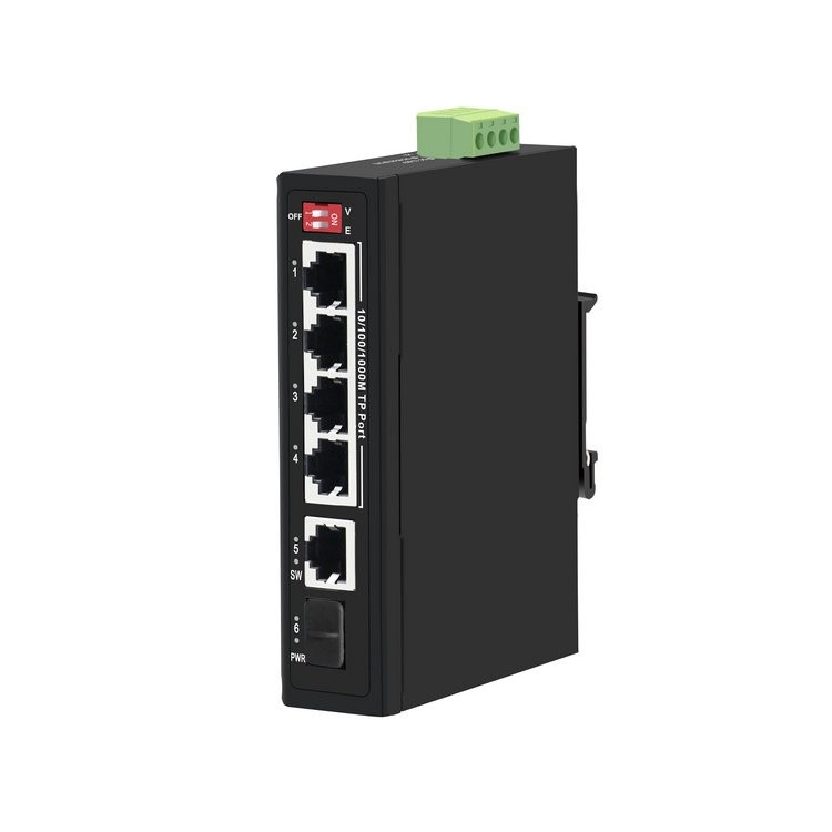 6 ports Gigabit Intelligent Industrial Switch