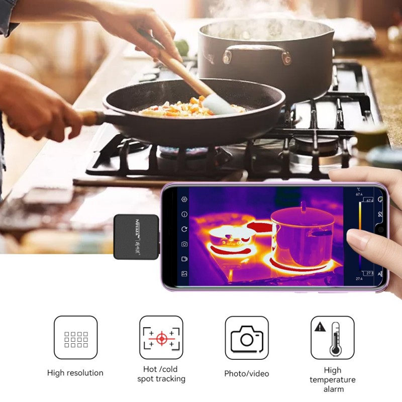 Thermal imager for phone USB Type-C 256*192 Resolution professional ...