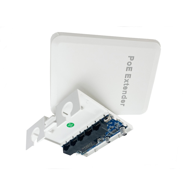 Waterproof 3+1 Ports PoE Extender 10/100Mbps 30w