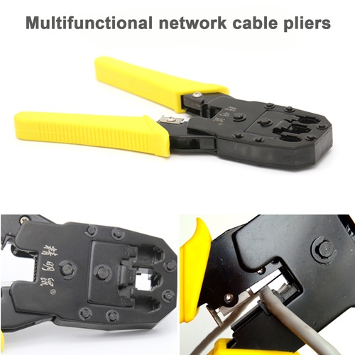 Cable Tester 3 in 1 Crimping Tool Network LAN Cable Wire Stripping Tool ...