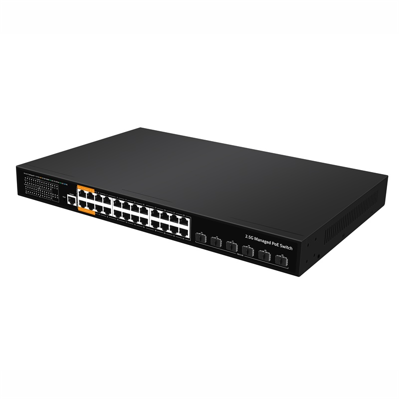 30 Port L3 Managed 10G Uplink 2.5G PoE Switch, provides 24* 100/1000 ...