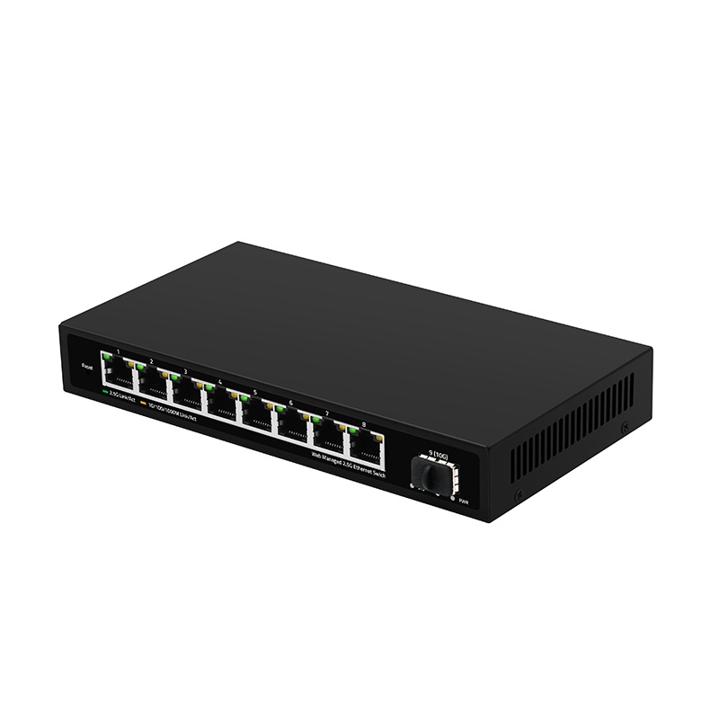 9 Port 10G uplink 2.5G Web Managed Ethernet switch