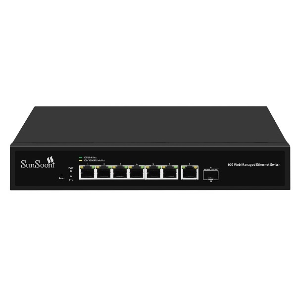 8 Port 10G WEB Management Ethernet POE Switch