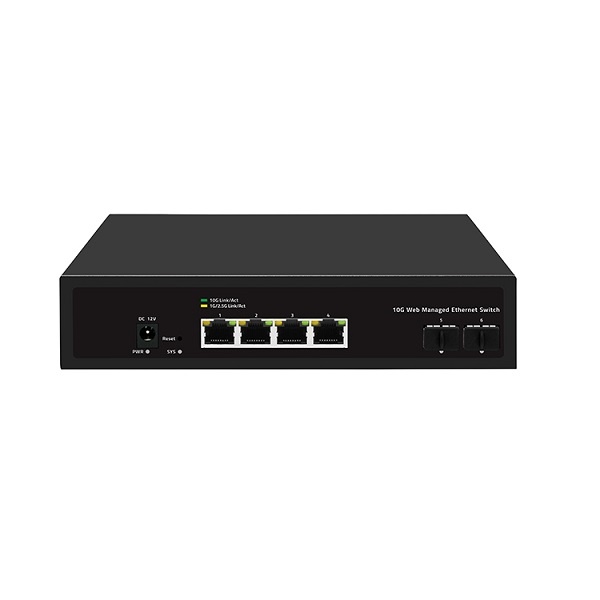 6 Port 10G Web Managed Ethernet Switch