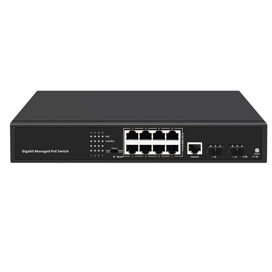 Managed 8 port POE Switch