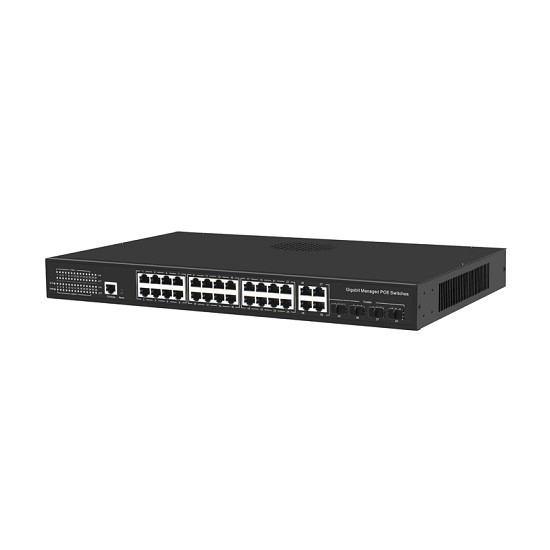 Managed Gigabit 24 port POE Switch