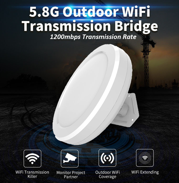 WIFI bridge 10km 5.8GHz 1200MbpsWireless Bridge