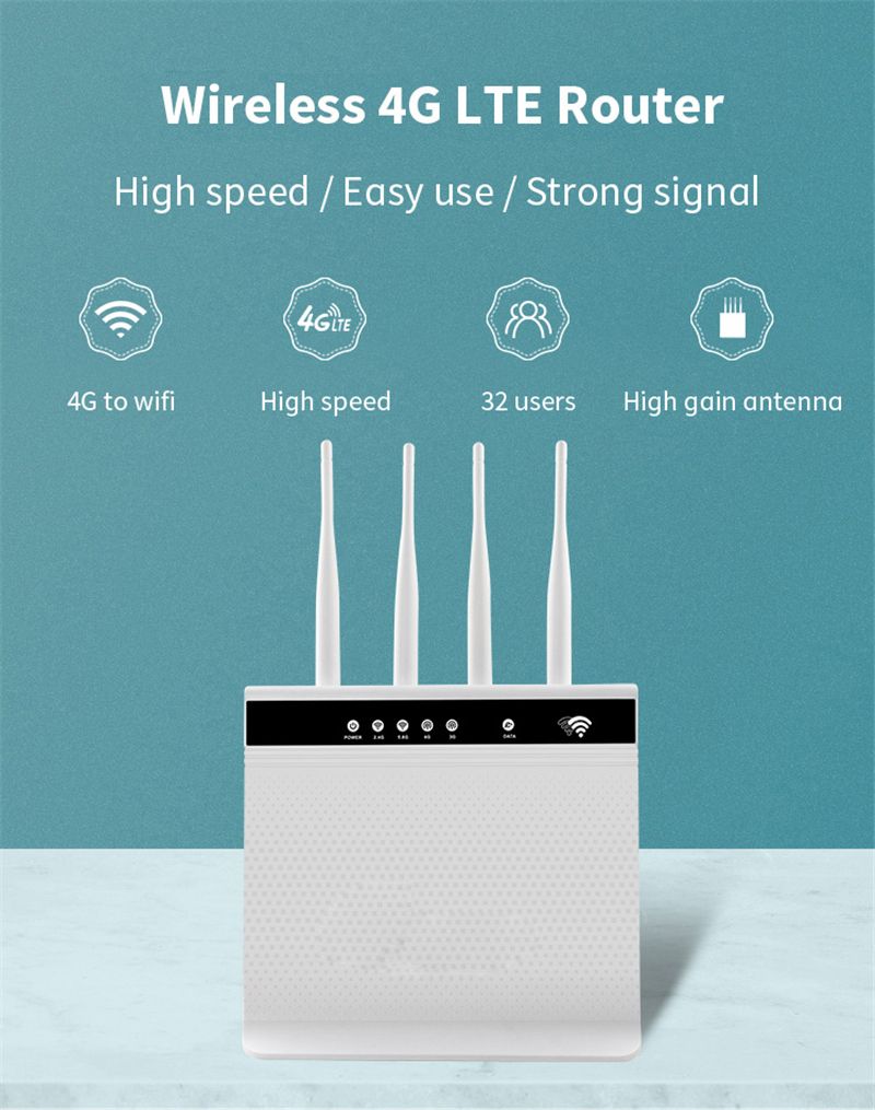 Gigabit 4G LTE router