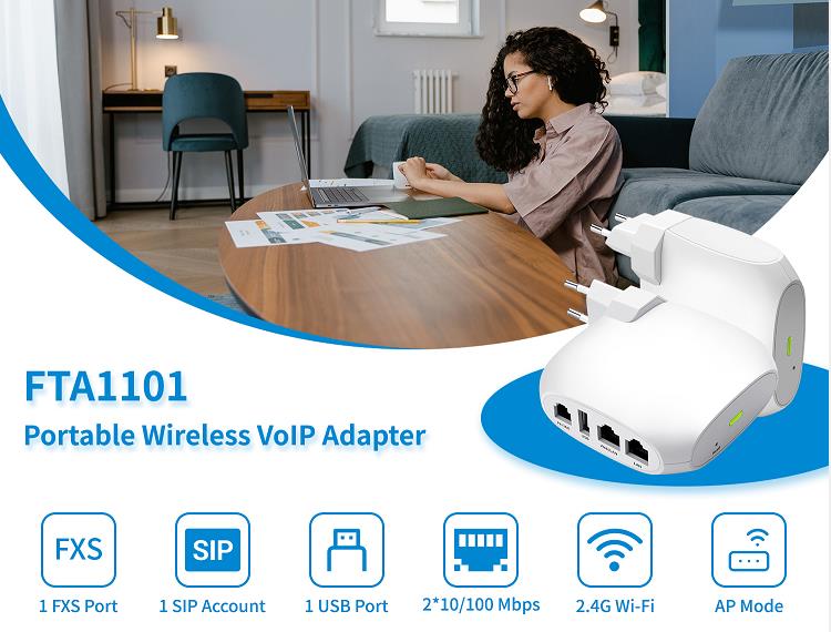 Portable Wireless VoIP Adapter
