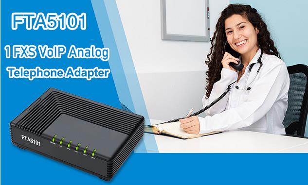 1 FXS Port1 VoIP Adapter