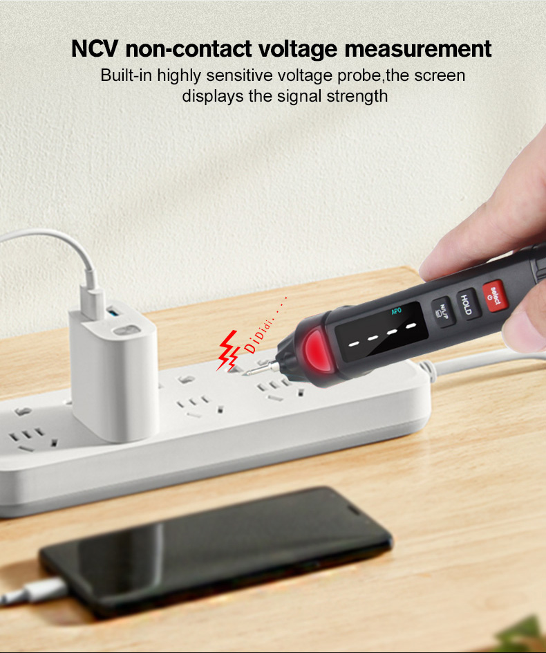 mini NVC non contact multimeter pen NF-5310B can be charged zero line ...