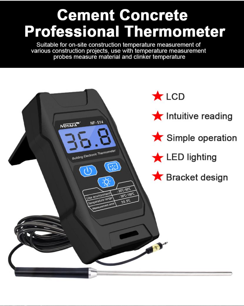 Cement Concrete professional thermometer