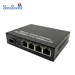 Gigabit 5 port SFP fiber optic switch